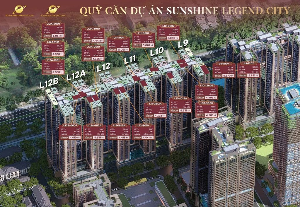 Sunshine Legend City | Chủ Đầu Tư Sunshine Group